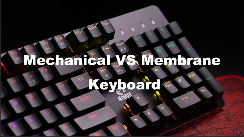 Mechanical Keyboard vs. Membrane Keyboard – Marvo Pro